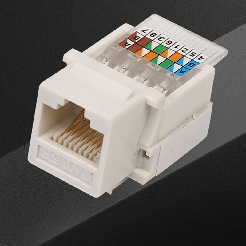 25pcs Cat5e Utp Network Module Rj45 Connector Info Grandado