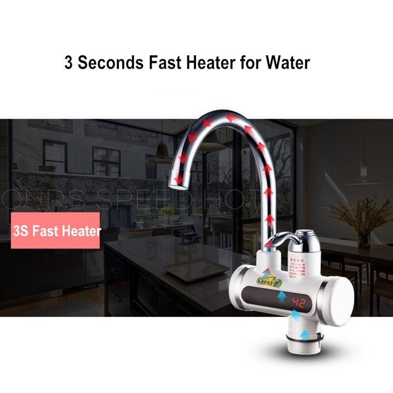 Kitchen Tankless Water Heater 220V 3000W Instant E... – Vicedeal