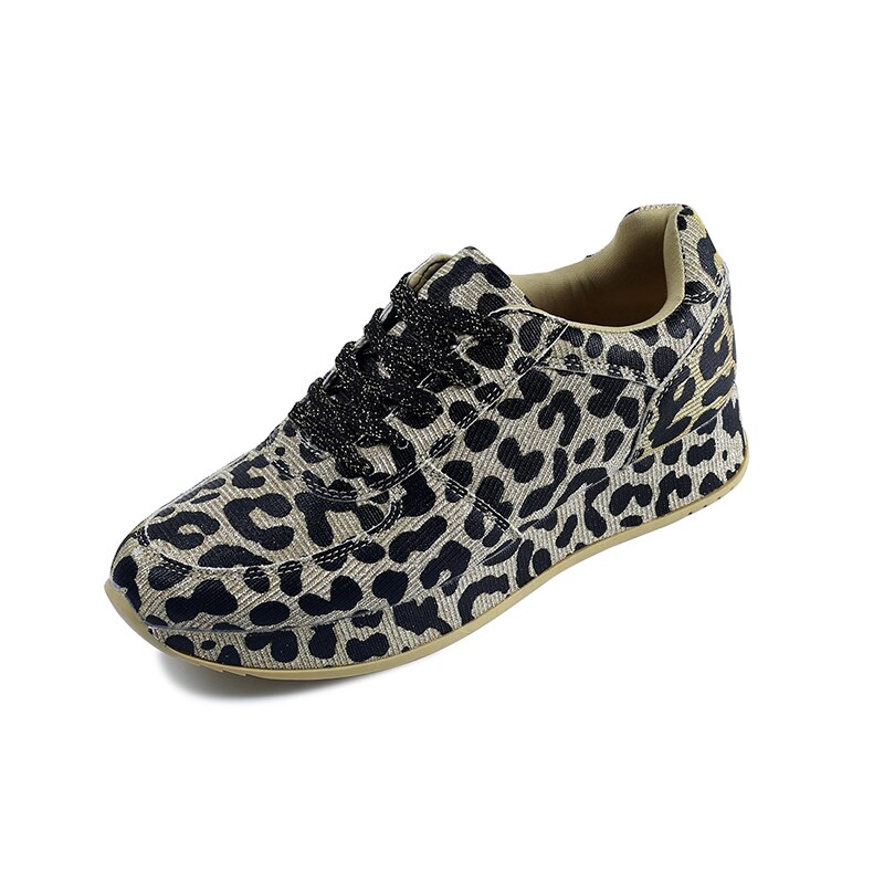 Women Sport Shoes Breathable Thick-bottomed Leopar... – Grandado
