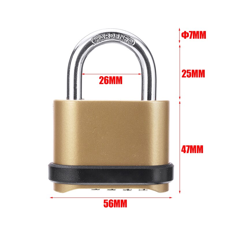 Four-digit Number Combination Zinc Alloy Lock Padl... – Grandado