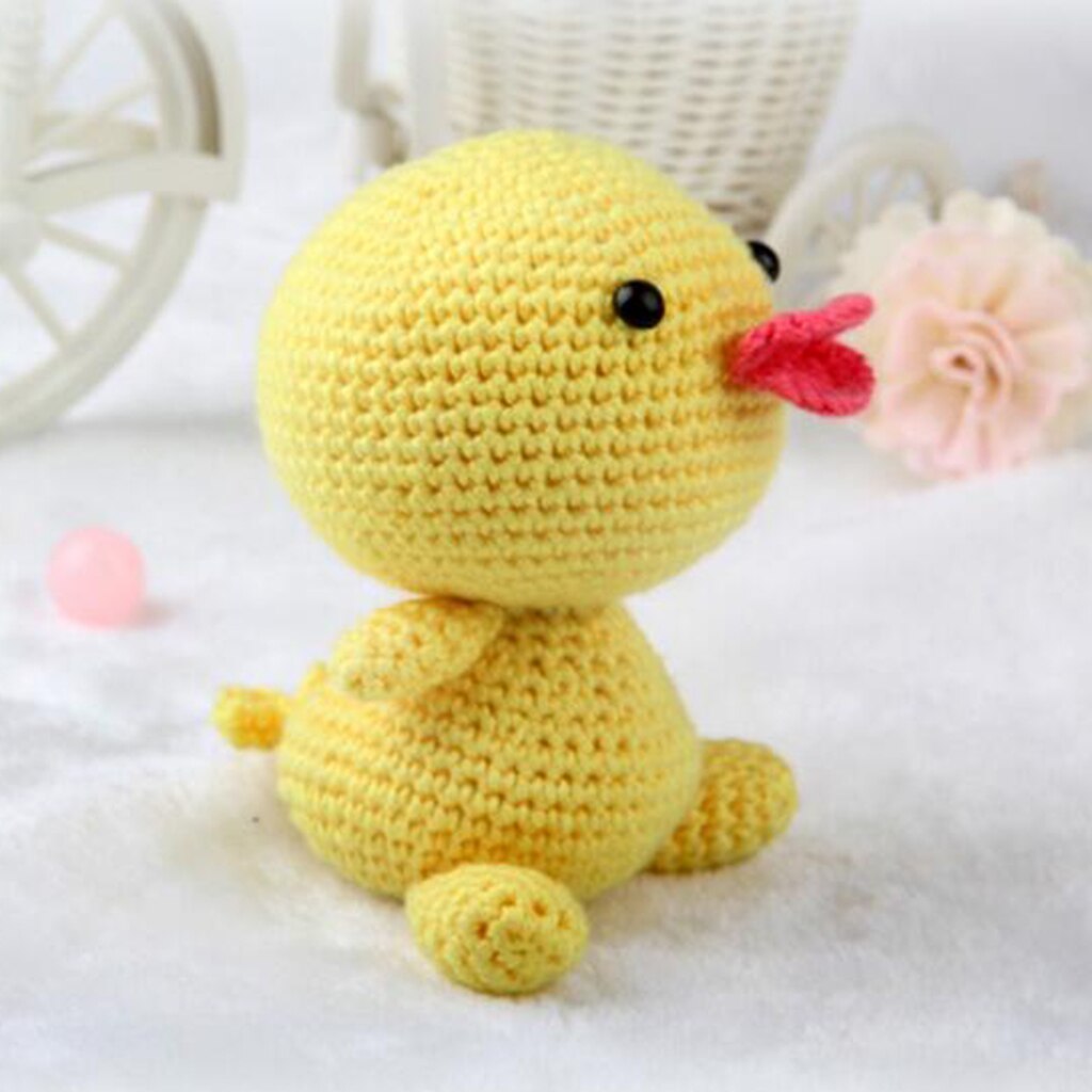 Yellow Duck Crochet Kit Amigurumi Toy Crochet Knit... – Vicedeal