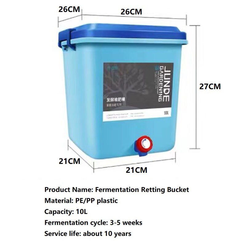 10L Kitchen Waste Compost Bin Home Fermentation Bo... – Vicedeal