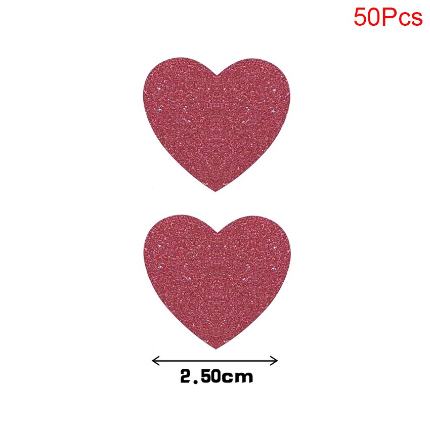 50-300 Stuks Rode Glitter Hart Stickers Decoratiev... – Grandado