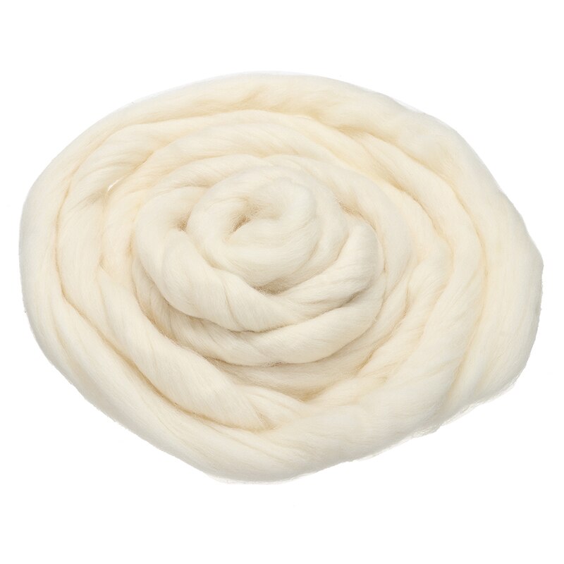 Cream White Needle Felting Wool 100% Shetland Natu... – Grandado