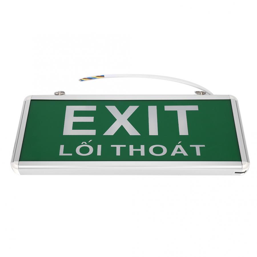 LED Emergency Exit Lighting Sign Safety Indicator ... – Vicedeal