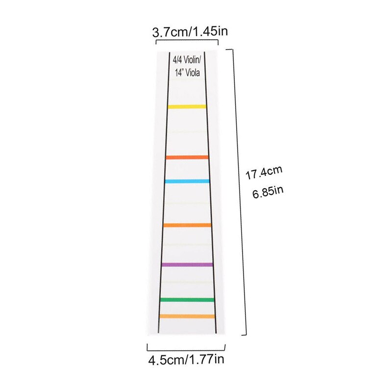 4/4 Violin Fingerboard Sticker Chart Fretboard Not... – Grandado