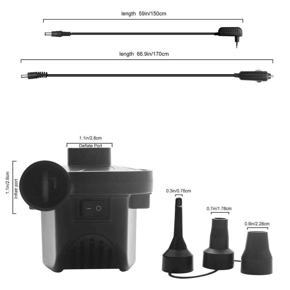 Portable Electric Inflator Pump Air Pump For Campi... – Grandado