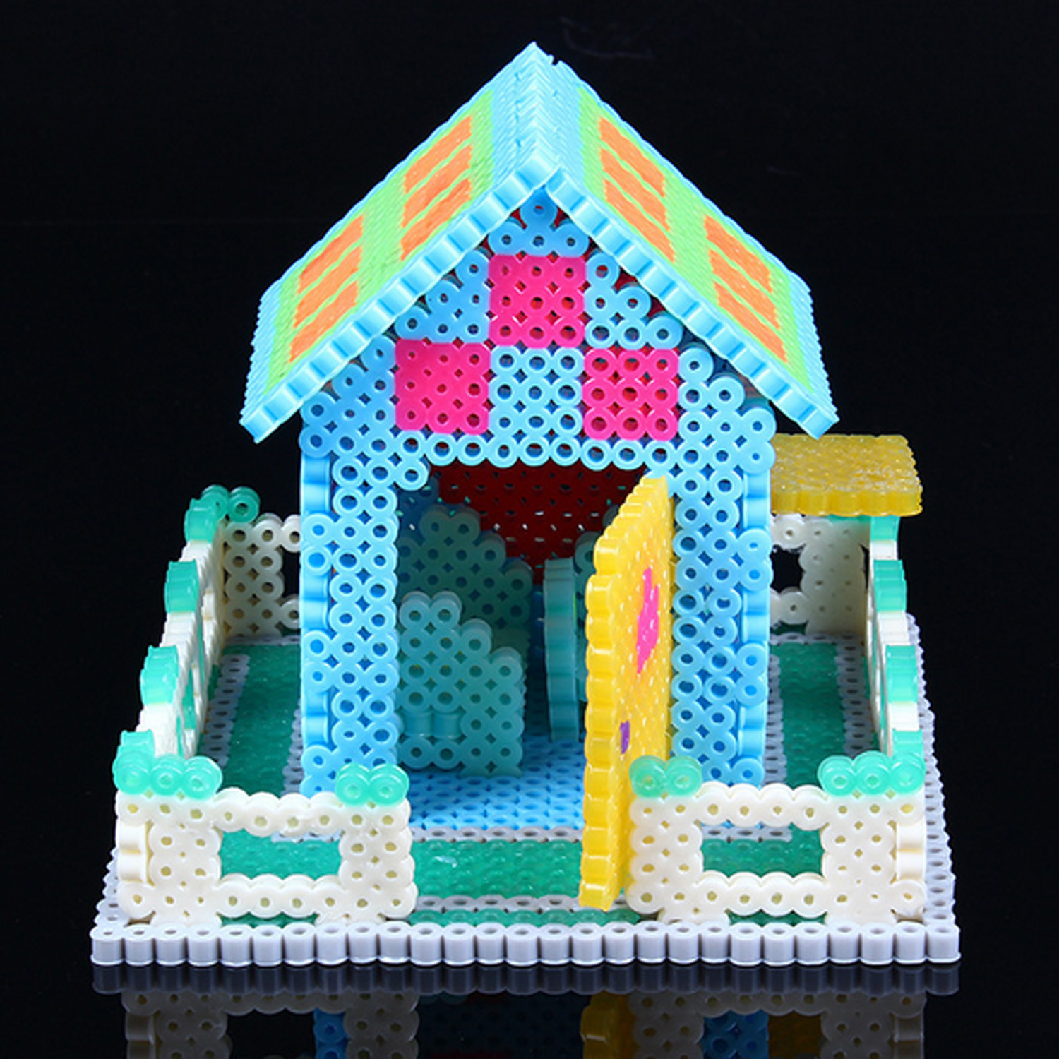 2400Pcs 24 Colors Ranbow Mini Fuse Beads Craft Bea... – Grandado