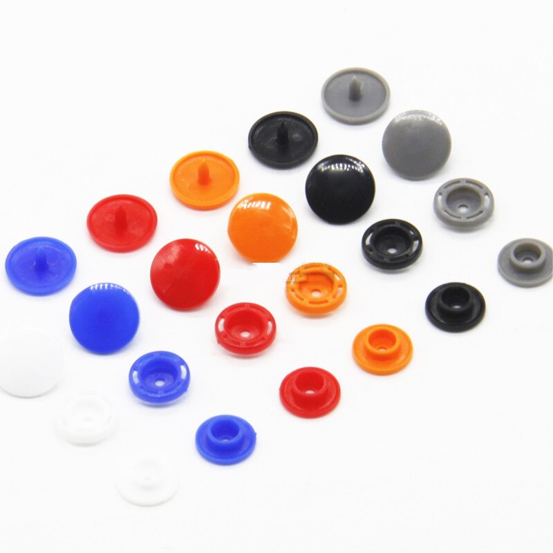 10Sets Round Plastic Snaps Button Fasteners KAM T8... – Vicedeal