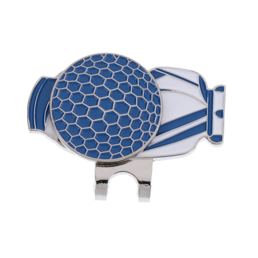 Novelty Golf Bag Pattern Hat Clip with Golf Ball M... – Grandado