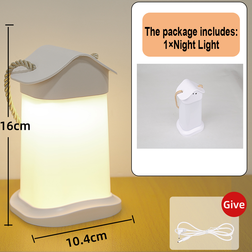 Bærbar touch-natlampe usb led-lampe trinløs dæmpba... – Vicedeal