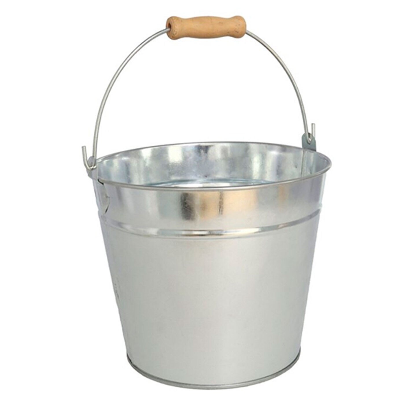 Cubo de metal zincado 3 L con asa 18 x 14 x 15,5 c... – Grandado