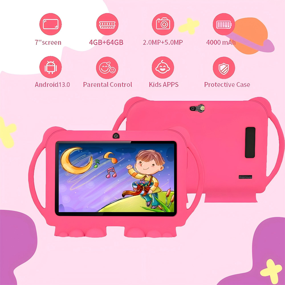5G WIFI 7-inch Children's Tablet 4GB+64GB ROM Draw... – Grandado