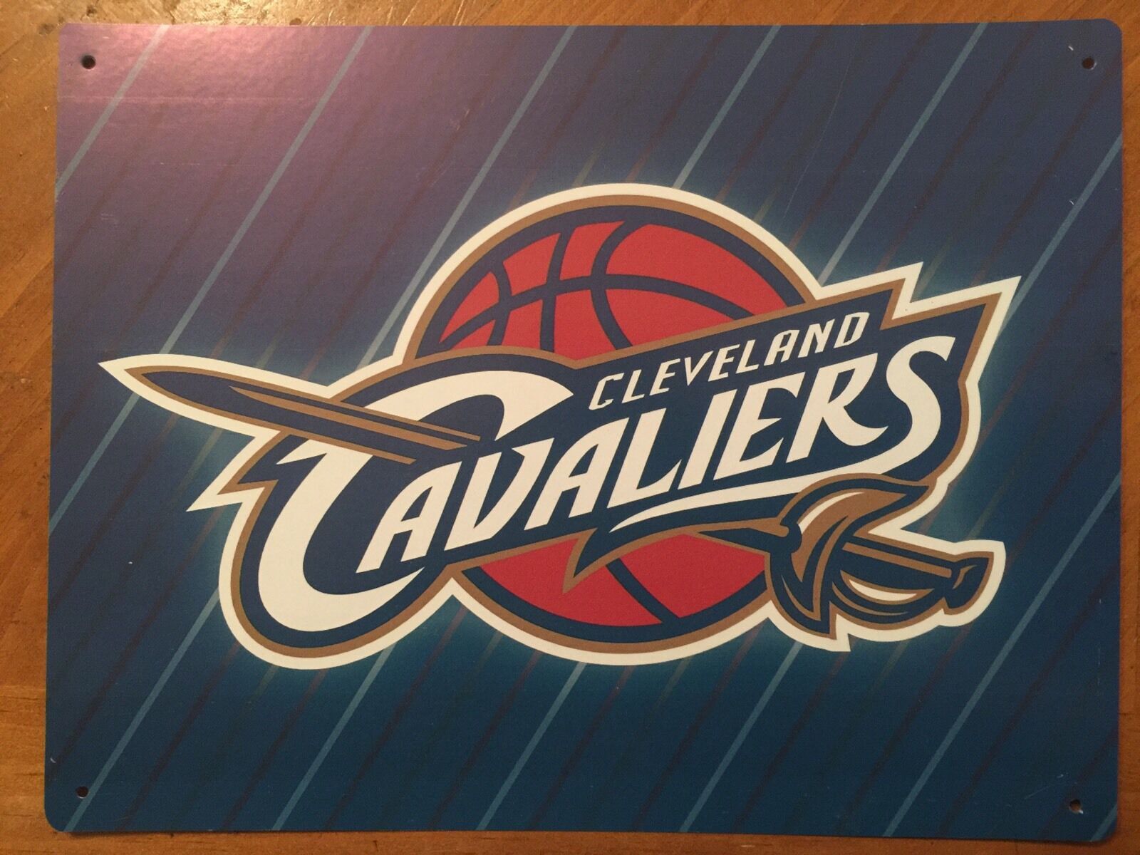 Tin Sign Vintage Cleveland Cavaliers NBA Metalpost... – Grandado