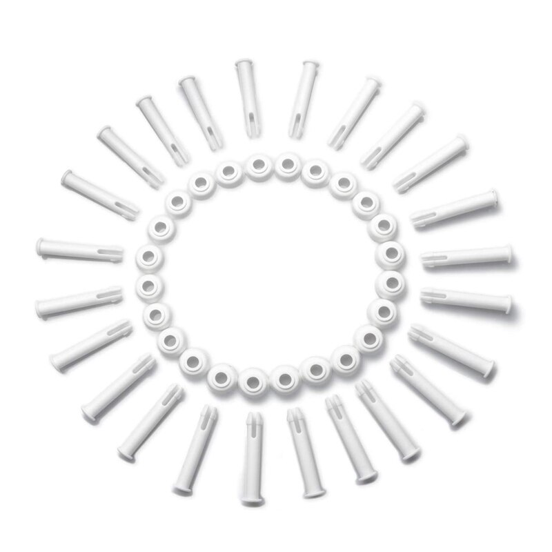 24 Pcs Plastic Zwembad Joint Pins & 24 Pcs Rubber ... – Vicedeal