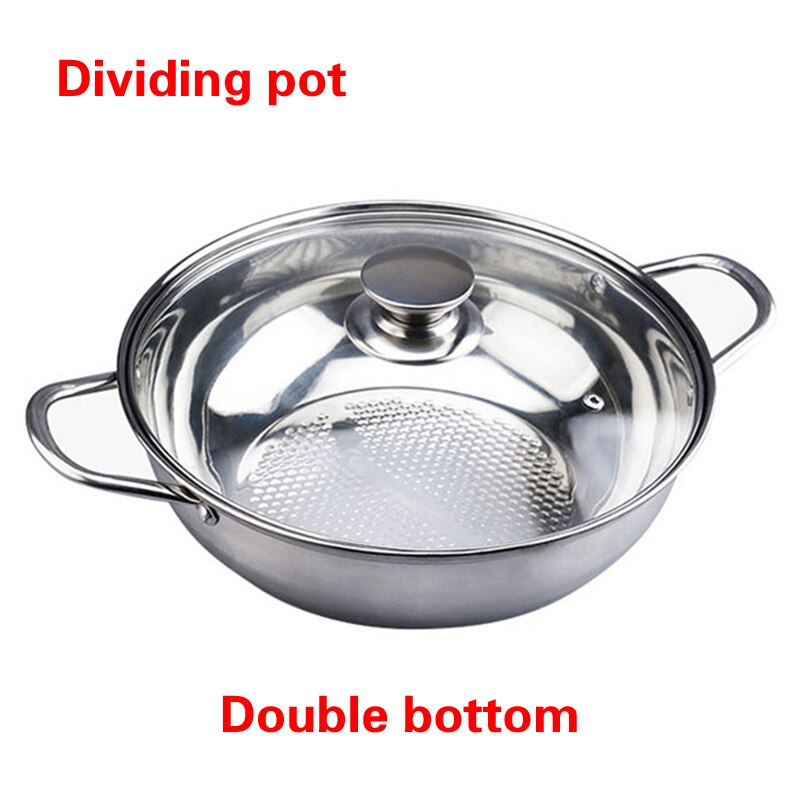 Home Kitchen Cookware Soup Cooking Pot Twin Divide... – Grandado