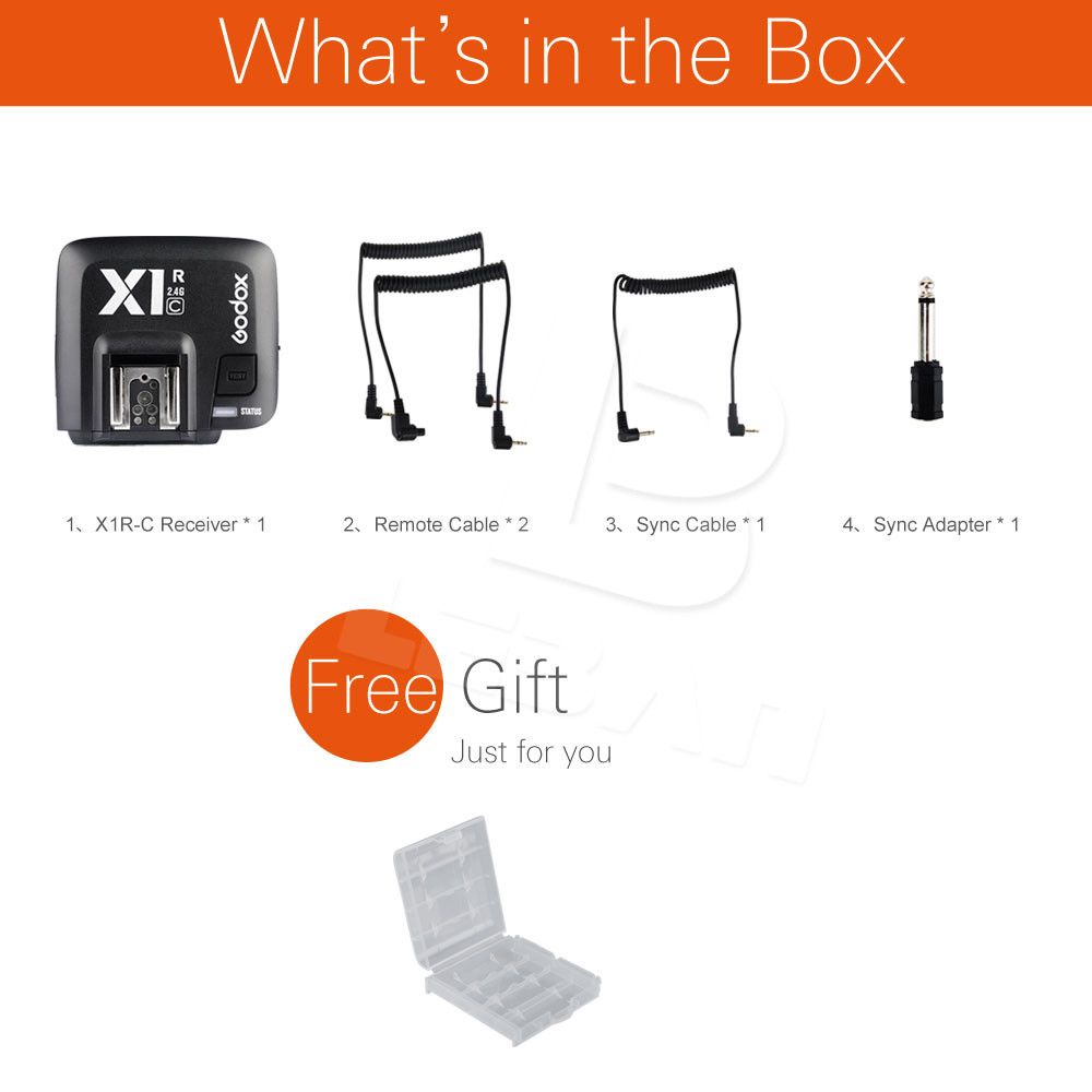 Godox X1R-C 2.4G TTL wireless remote control trigg... – Vicedeal