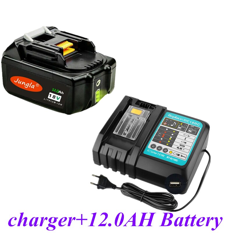 18V 12Ah Rechargeable Battery 12000mah Li-Ion Batt... – Grandado