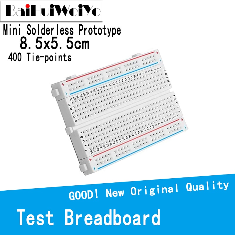 400 Tie Points Solderless PCB Breadboard Bread Boa... – Grandado