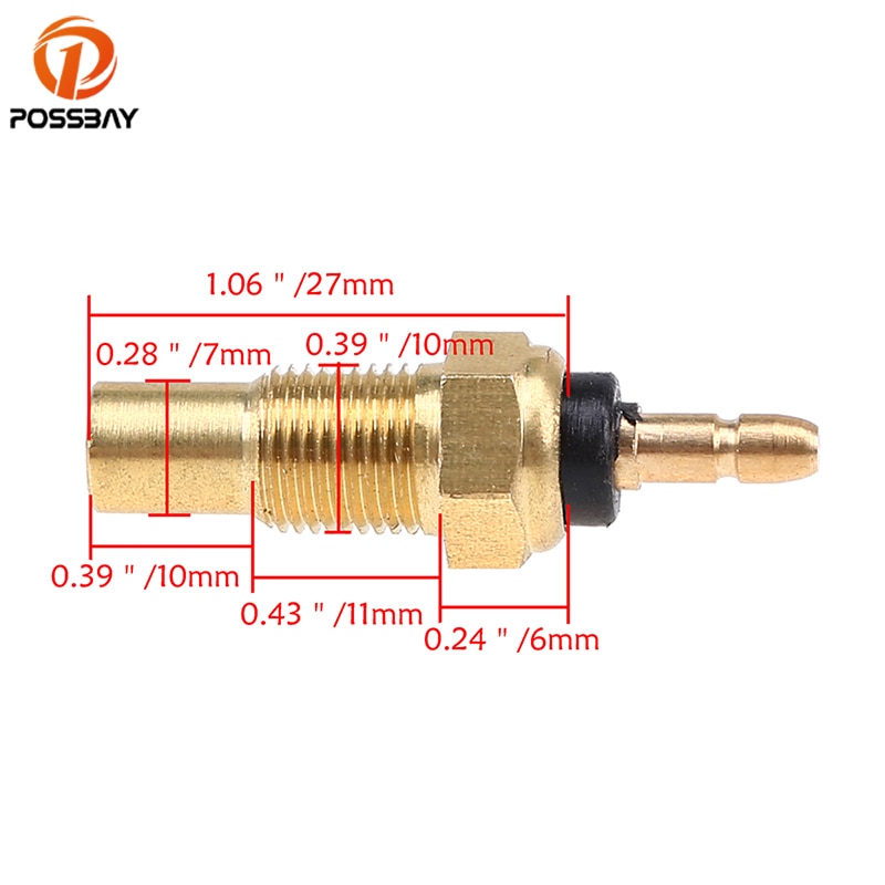 POSSBAY Motorcycle Water Temperature Radiator Fan ... – Grandado