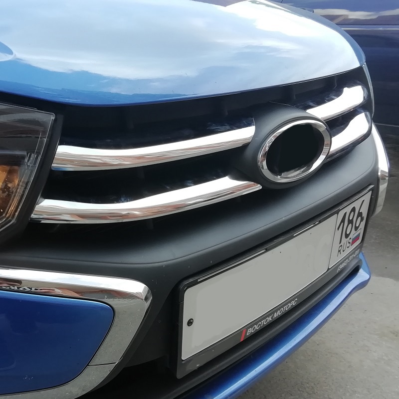 4 stuks roestvrij stalen voorbumper grille decorat... – Grandado