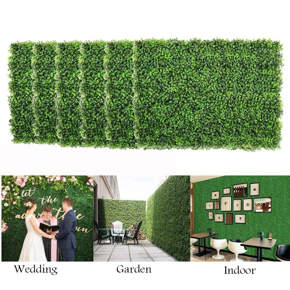 Kunstmatige Gazon Hek Panelen Groene Planten Tegel... – Grandado