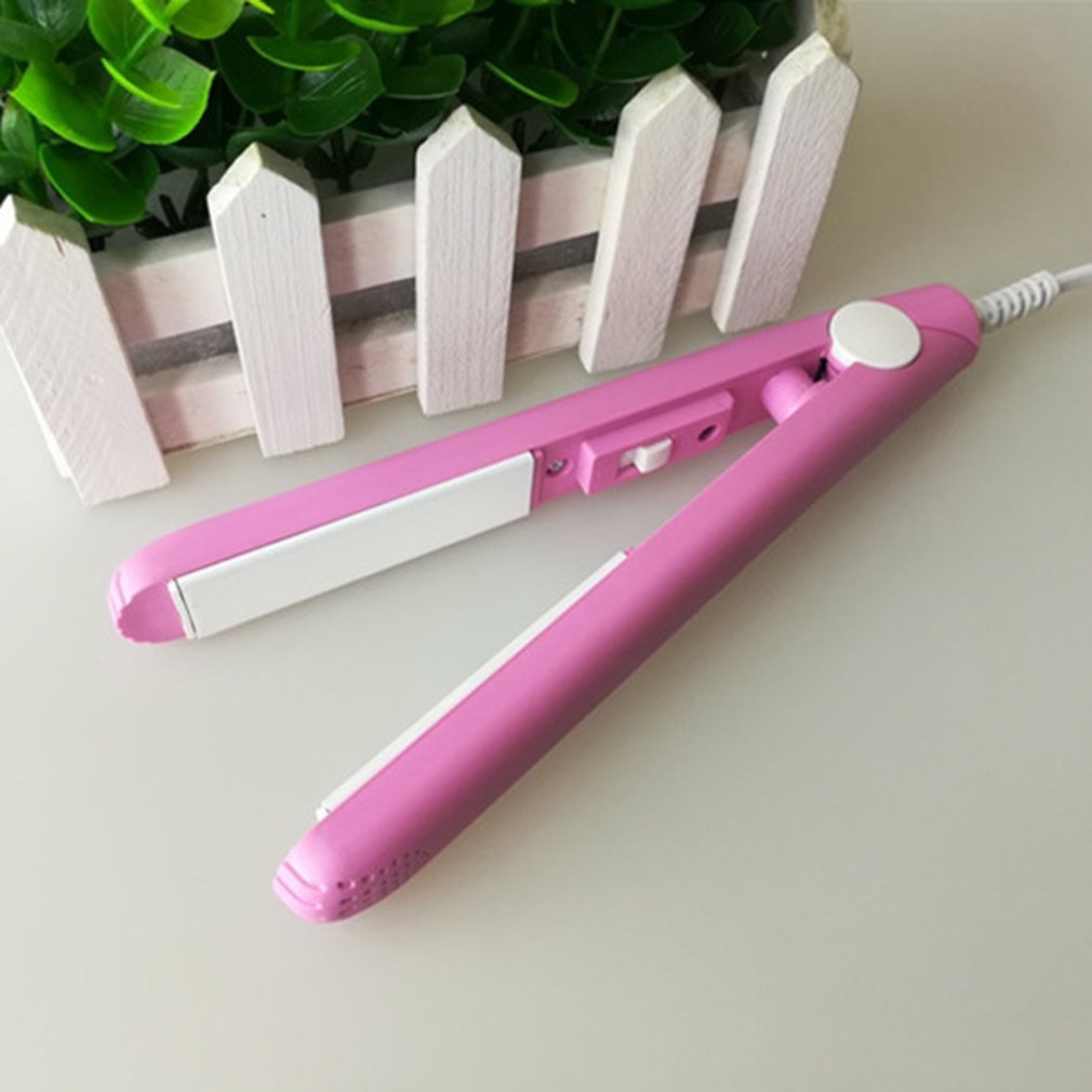 Mini Hair Straightening Iron Splint Dry & Wet Allo... – Vicedeal