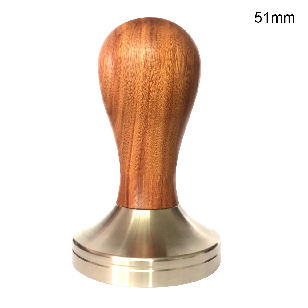 Holz Espresso Kaffee Tamper 51mm/58mm Edelstahl Fl... – Vicedeal