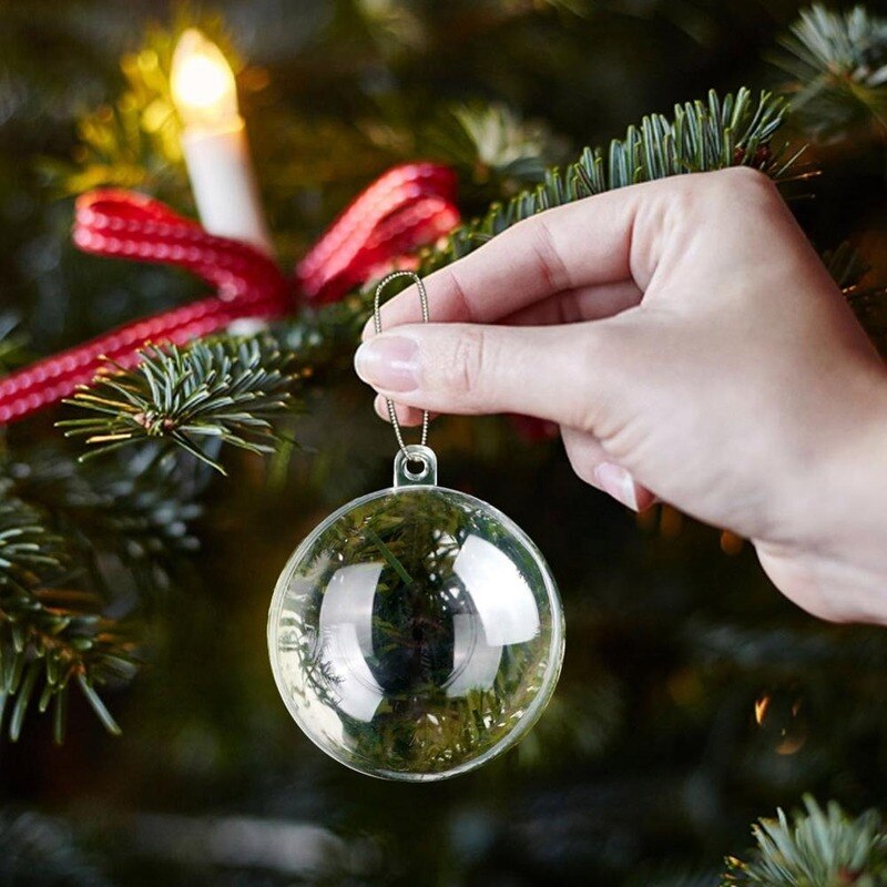 5-10Cm Diy Kerst Hoge Transparante Ballen Taart De... – Vicedeal