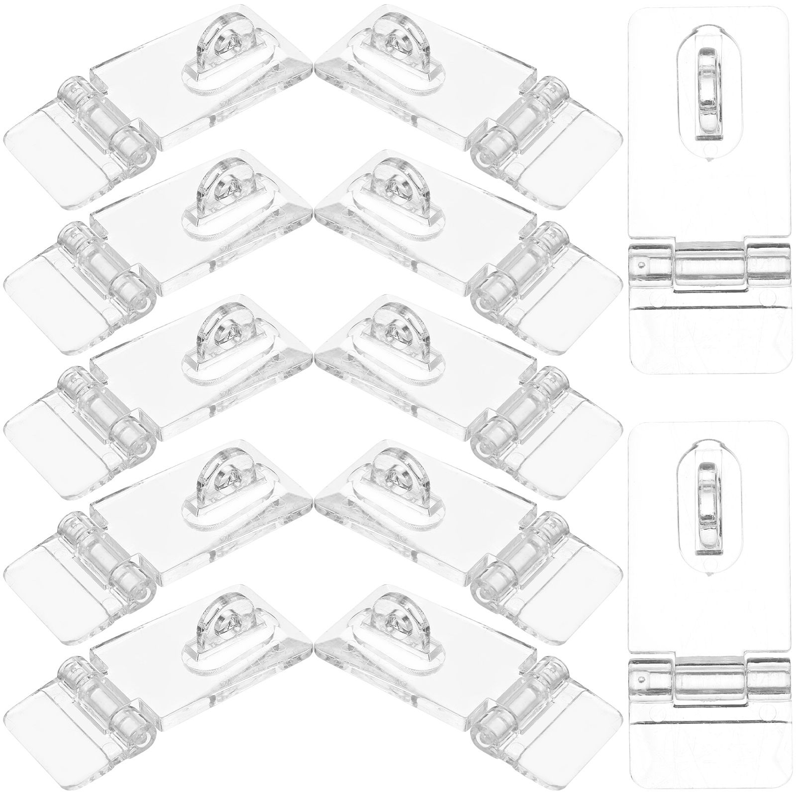 12 Sets Padlock Latch Boxes Buckle Locks Hasp Buck... – Grandado