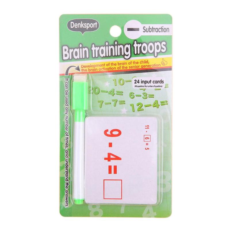 1 Set Reusable Mathematics Card Teaching Resouce w... – Grandado