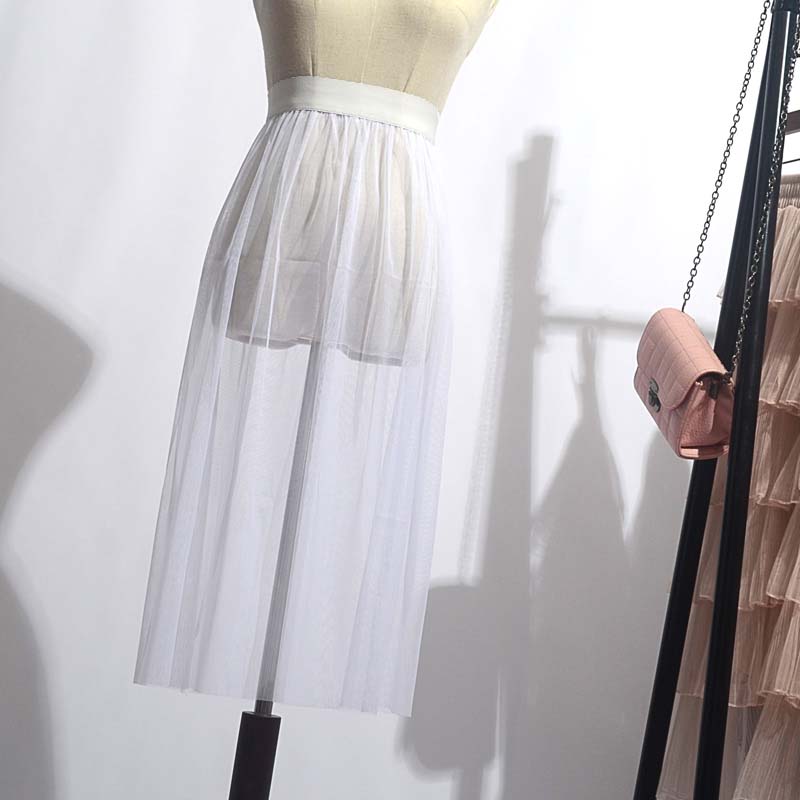 Lente Zomer Tule Rokken Vrouwen Casual Mode Transp... – Vicedeal