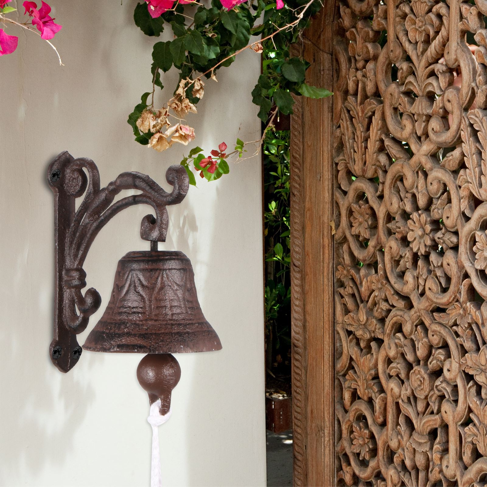 Three-Dimensional Bird Welcome Doorbell Rustic Iro... – Grandado