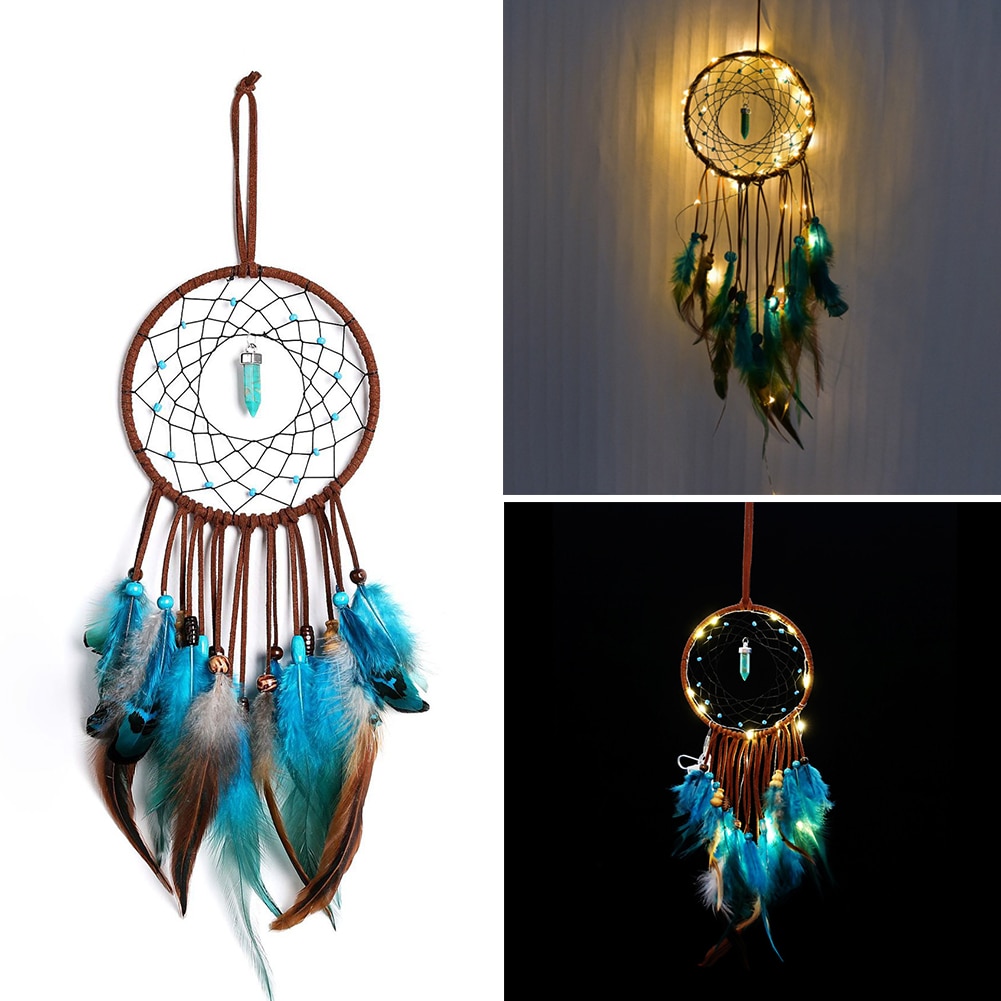 Led Dream Catcher Handgemaakte Nachtlampje Droom C... – Grandado