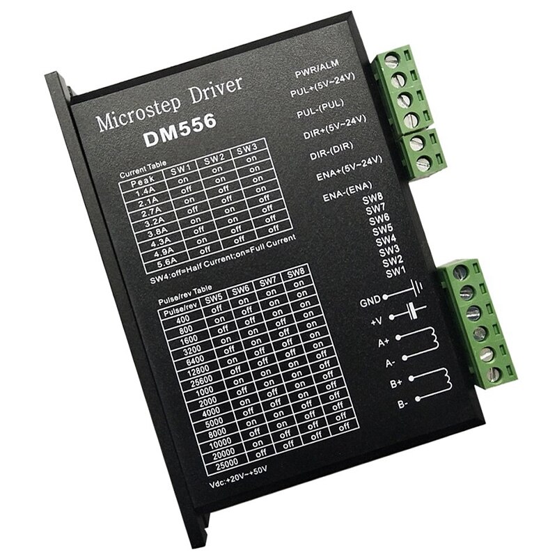 3Pcs DM556 Driver Stappenmotor 2 Fase 5.6A Voor 57... – Vicedeal