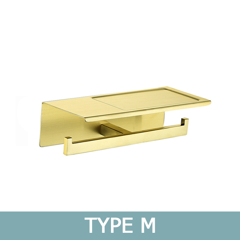 Toilet Roll Tissue Paper Holder with Phone Rack Do... – Grandado