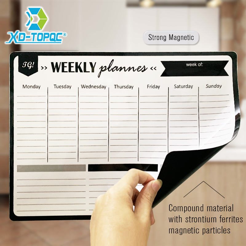 A3 Magnetic Weekly Planner Whiteboard Fridge Magne... – Grandado