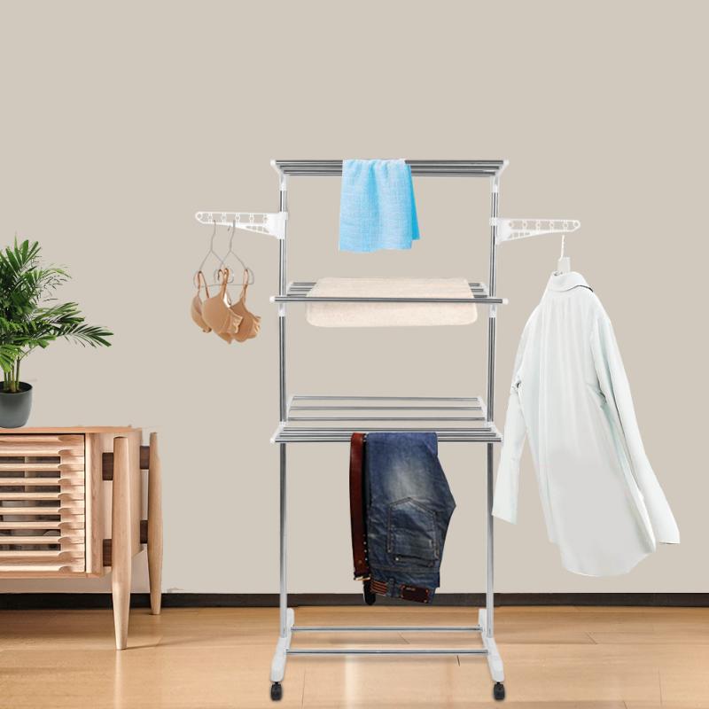 Stainless Steel Clothing Storage Racks Clothes Dry... – Vicedeal