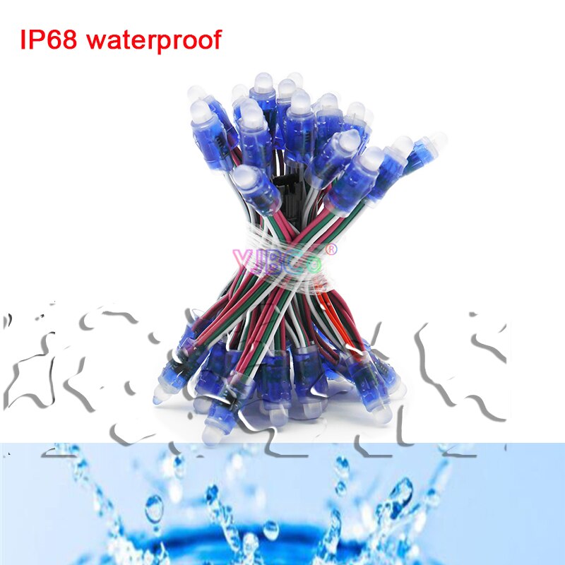 50 stücke 5V 12mm WS2811 Volle Farbe Led-modul IP6... – Grandado