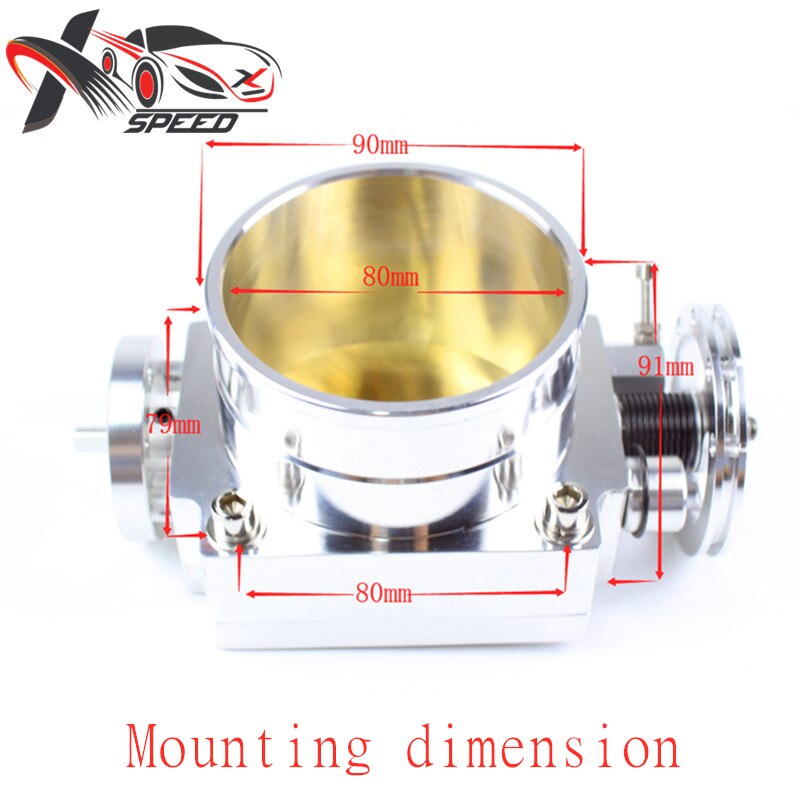 Universal 80MM Throttle Body VQ35 Ntake Manifold H... – Grandado