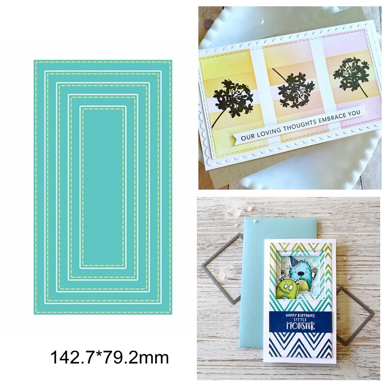 Mix Vierkante Rechthoek Gelaagde Mini Slim Stackle... – Grandado