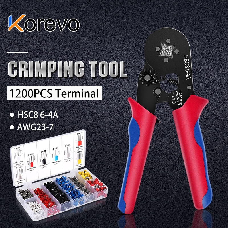 Krimptang 1200Pcs Terminal Nuttig Handje Mini Elek... – Grandado