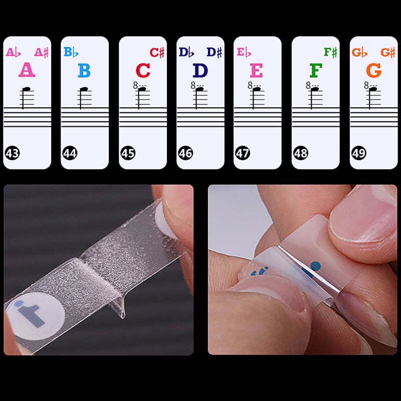 Transparent Removable Digital Piano And Keyboard S... – Grandado