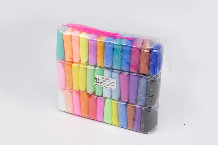 Lasunes Sliming Fluffy 36 Colors/set Polymer Clay ... – Grandado