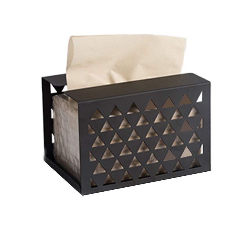 Rectangular Napkin Carton Iron Tissue Box Paper Ho... – Vicedeal