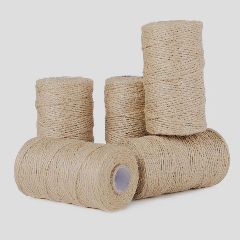Natürliche 100M Jute Twine Sackleinen String Hanf ... – Vicedeal
