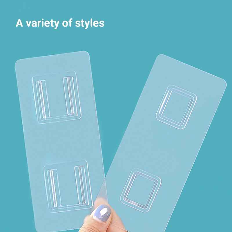 DIY Double Sided Adhesive Wall Hooks Wall Hanger T... – Vicedeal
