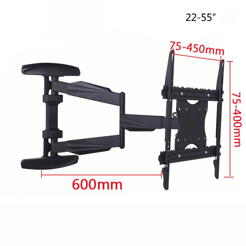 22-55inch 3 arms Retractable Full Motion LCD TV Wa... – Grandado