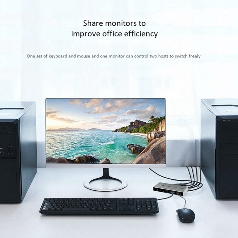 Displayport KVM Switch 4K/60Hz , Dual-Port DP 1.2 ... – Grandado