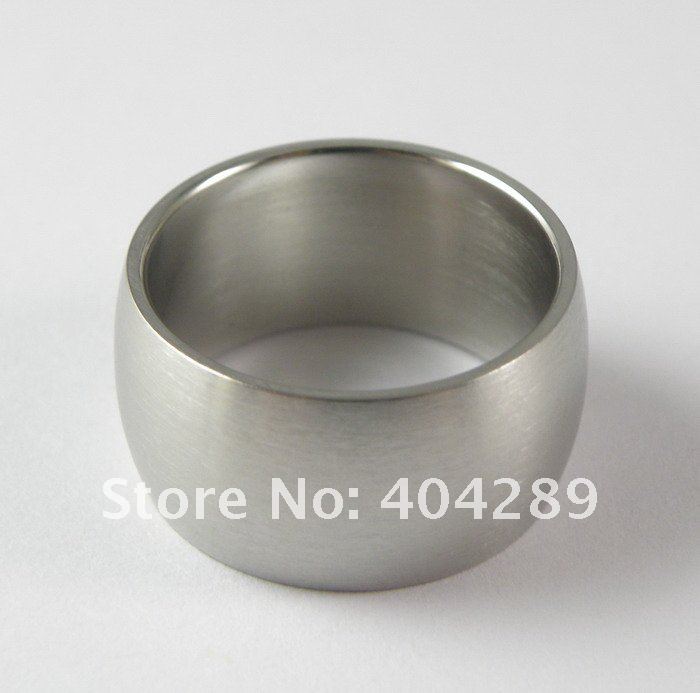12mm Stainless Steel Super Wide Ring Thumb Arc Mat... – Vicedeal